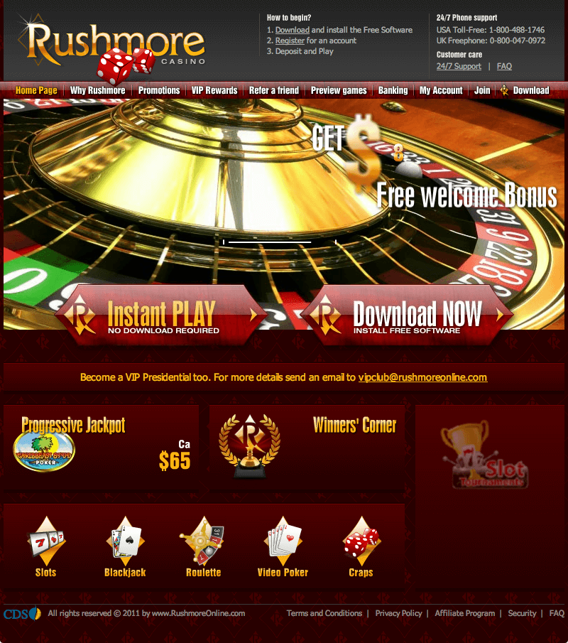 Rushmore Casino (2021) | Review | Games - AskGamblers