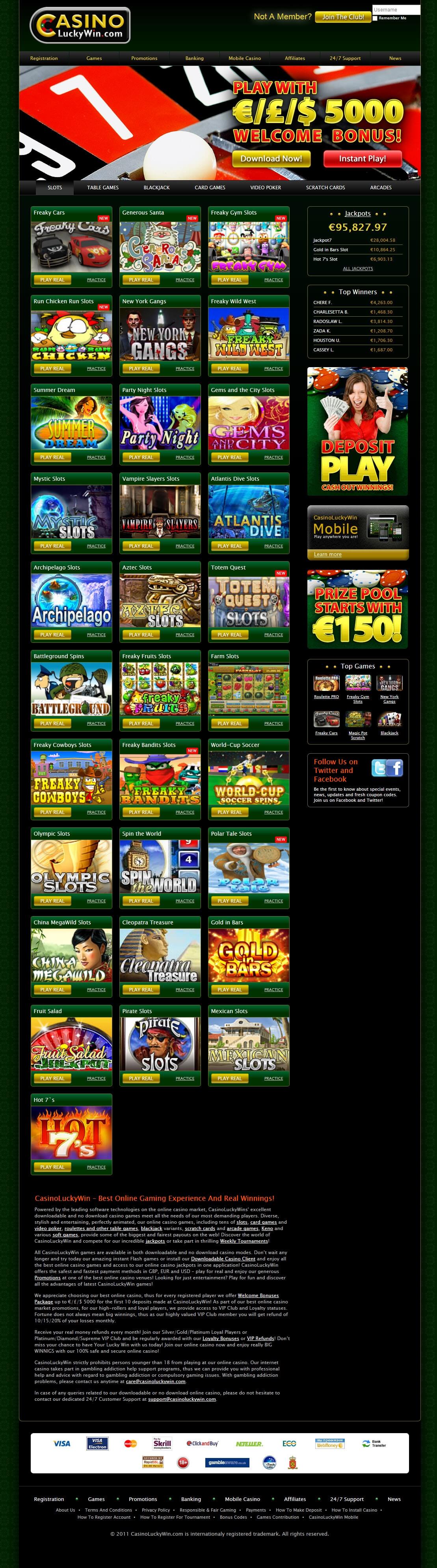 Casino Lucky Win (2022) | Review | Games - AskGamblers